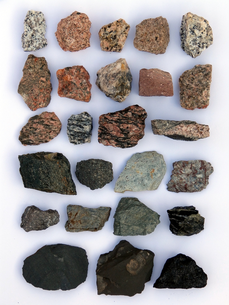 geo.ege - Die häufigsten Gesteine der Erdkruste